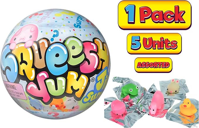 Jaru Squeesh Yum Jiggly Surprise Ball Each – Pops Toys