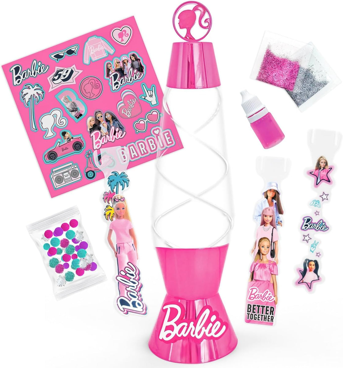 Barbie Bright Lava Lamp Each – Pops Toys