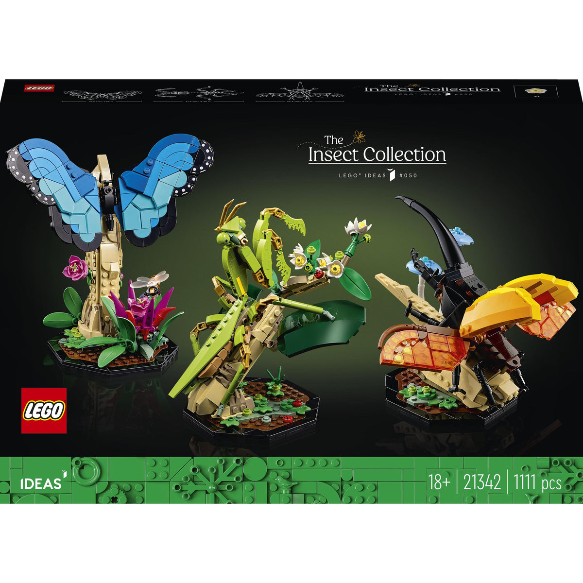 LEGO® Ideas The Insect Collection Building Set for Adults 21342 – Pops Toys