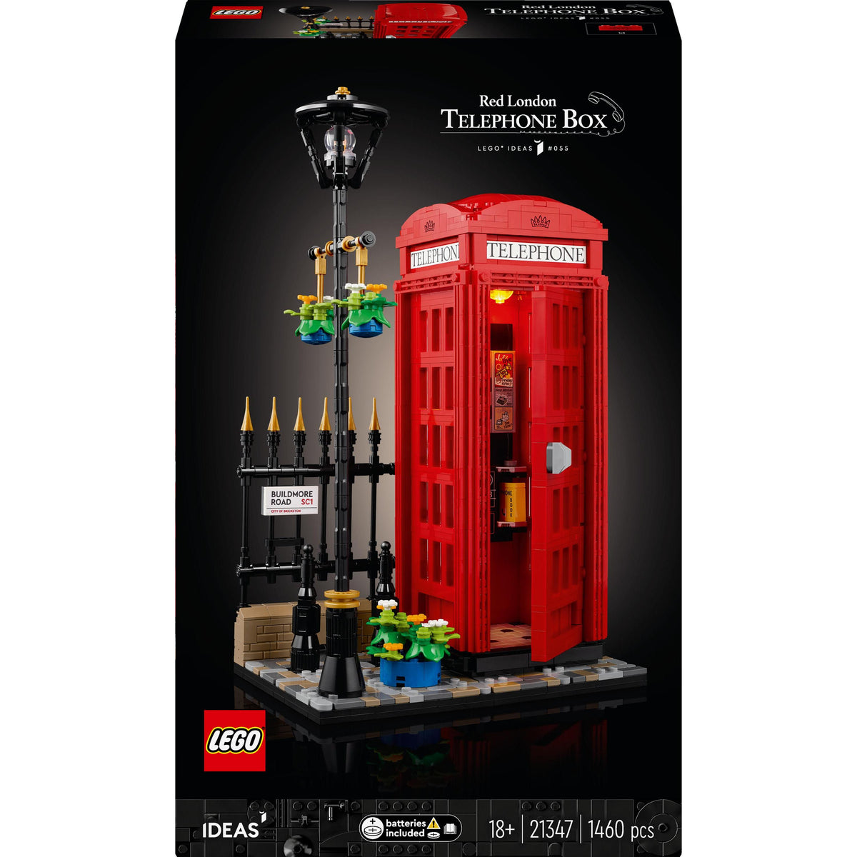 LEGO® Ideas Red London Telephone Box Set 21347 – Pops Toys