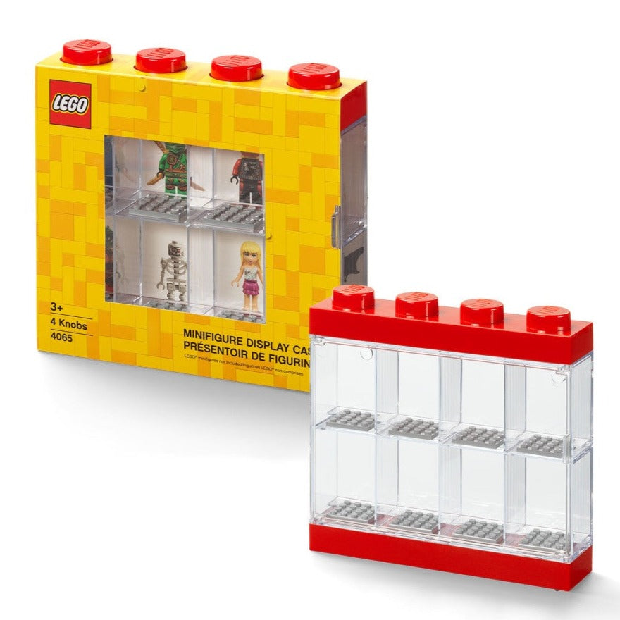 4065 LEGO 8 Minifigure Display Case -Red – Pops Toys