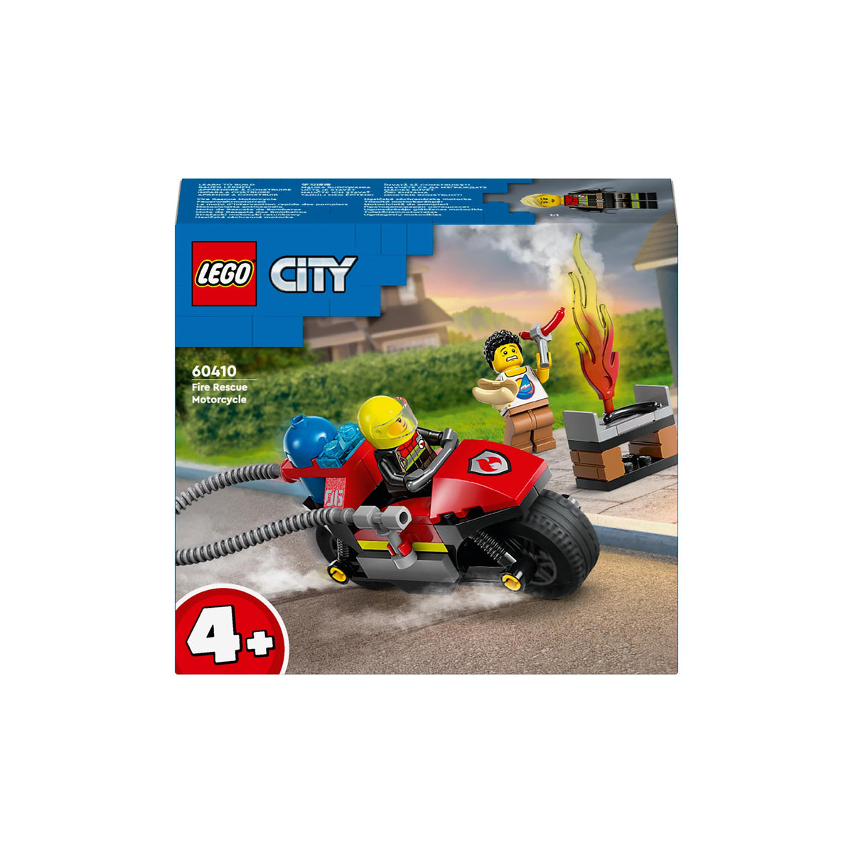 LEGO® City Fire Rescue Motorcycle Vehicle Toy 60410 – Pops Toys