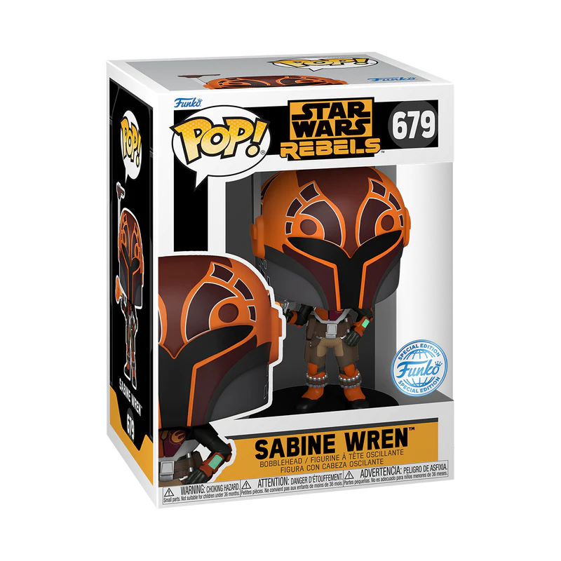 679 Funko POP! Star Wars Rebels - Sabine Wren Metallic – Pops Toys