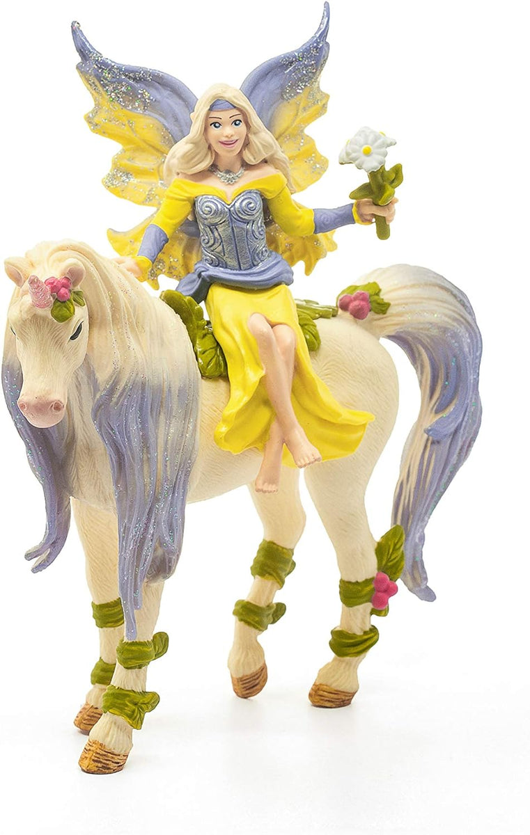 70565 Schleich Bayala Fairy Sera with Blossom Unicorn – Pops Toys