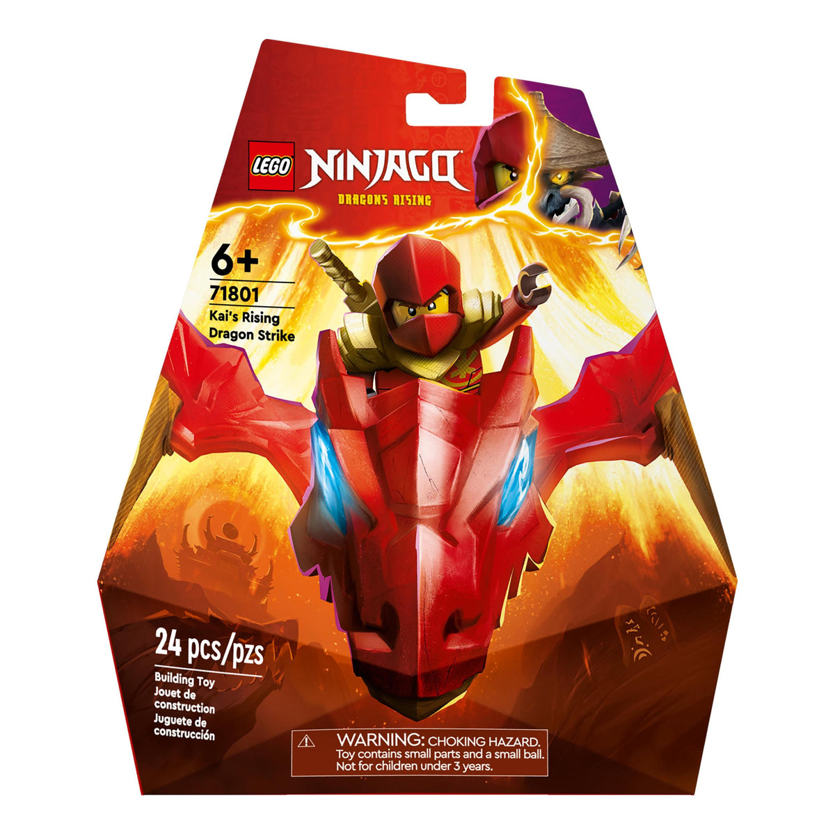 LEGO® NINJAGO® Kai’s Rising Dragon Strike Ninja Toy Set 71801 – Pops Toys