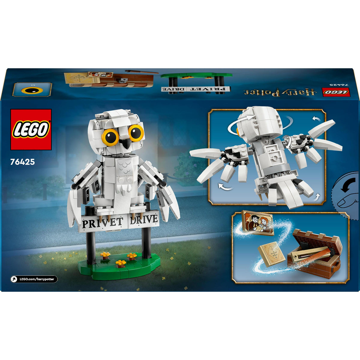 LEGO® Harry Potter™ Hedwig at 4 Privet Drive Toy Owl Set 76425 – Pops Toys