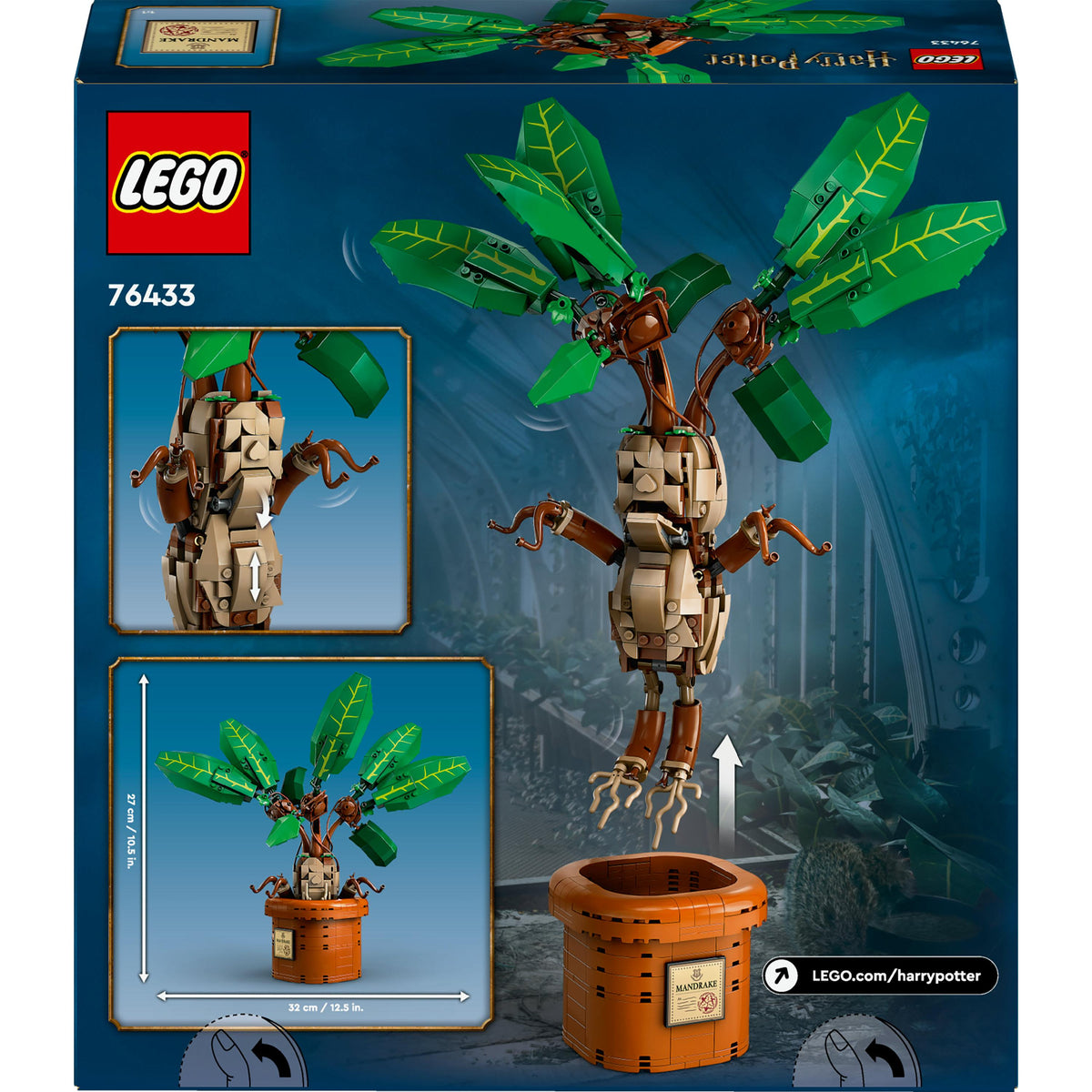 LEGO® Harry Potter™ Mandrake Magical Plant Toy Figure 76433 – Pops Toys