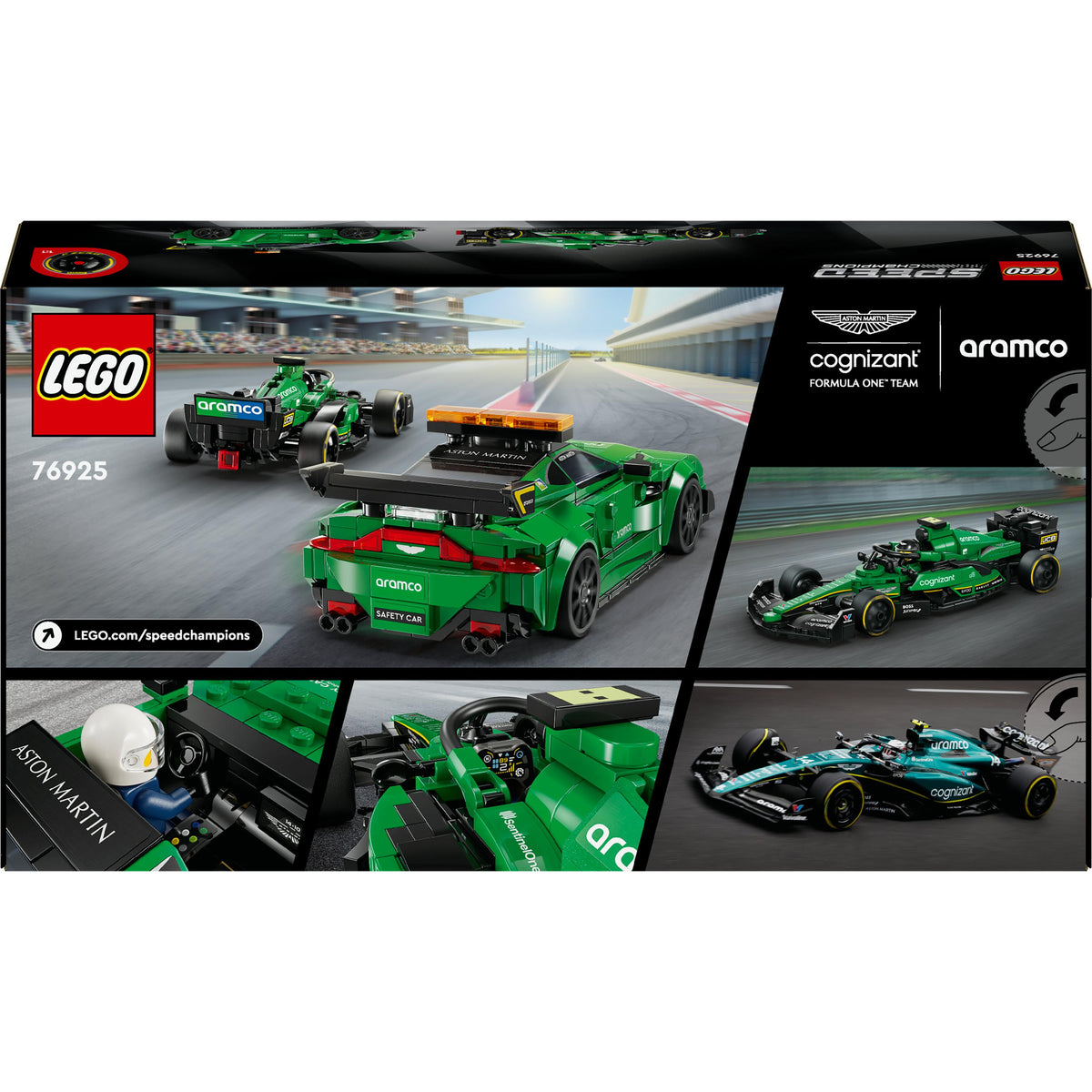 LEGO® Speed Champions Aston Martin Safety Car & AMR23 76925 – Pops Toys