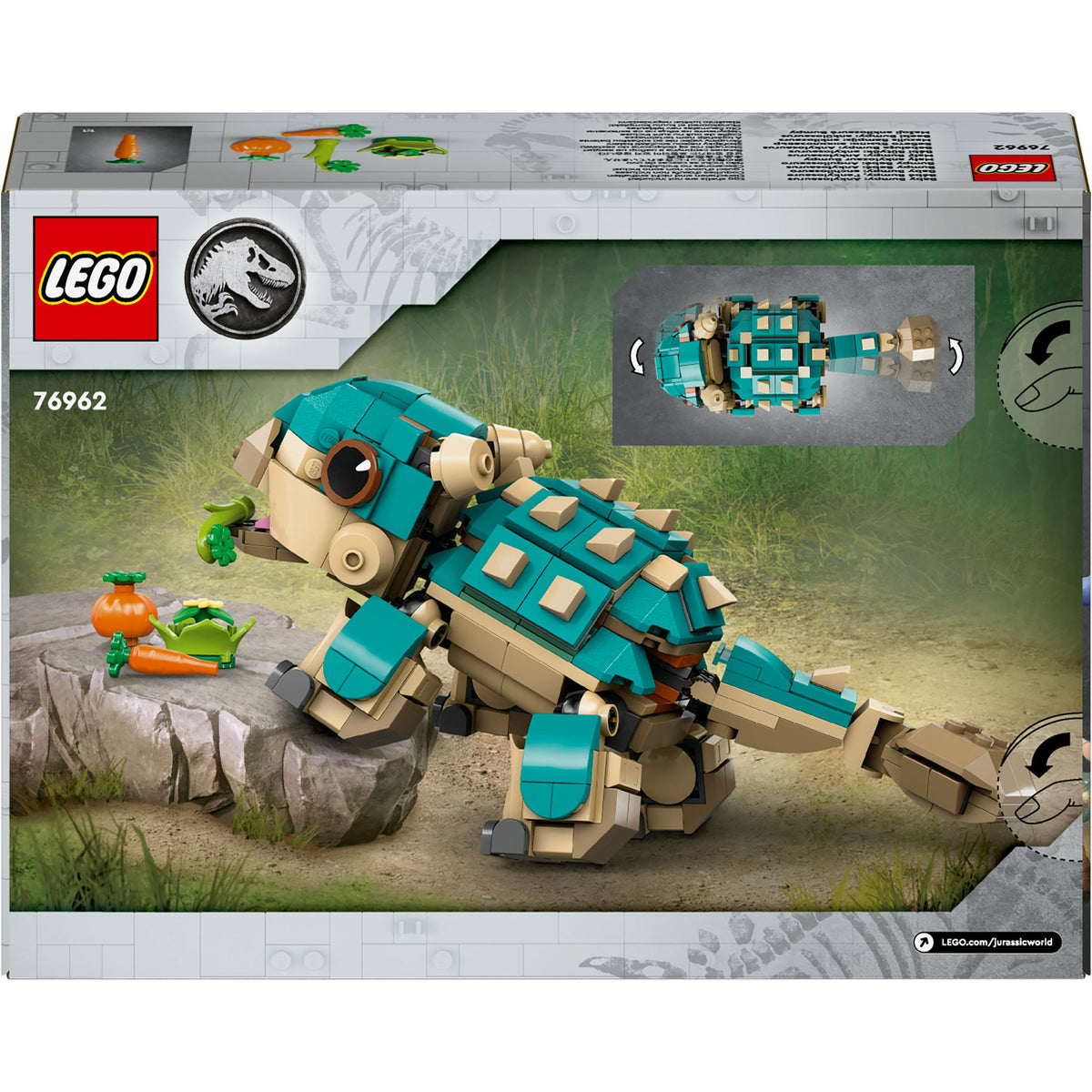 LEGO® Jurassic World Baby Bumpy: Ankylosaurus Toy Set 76962 – Pops Toys