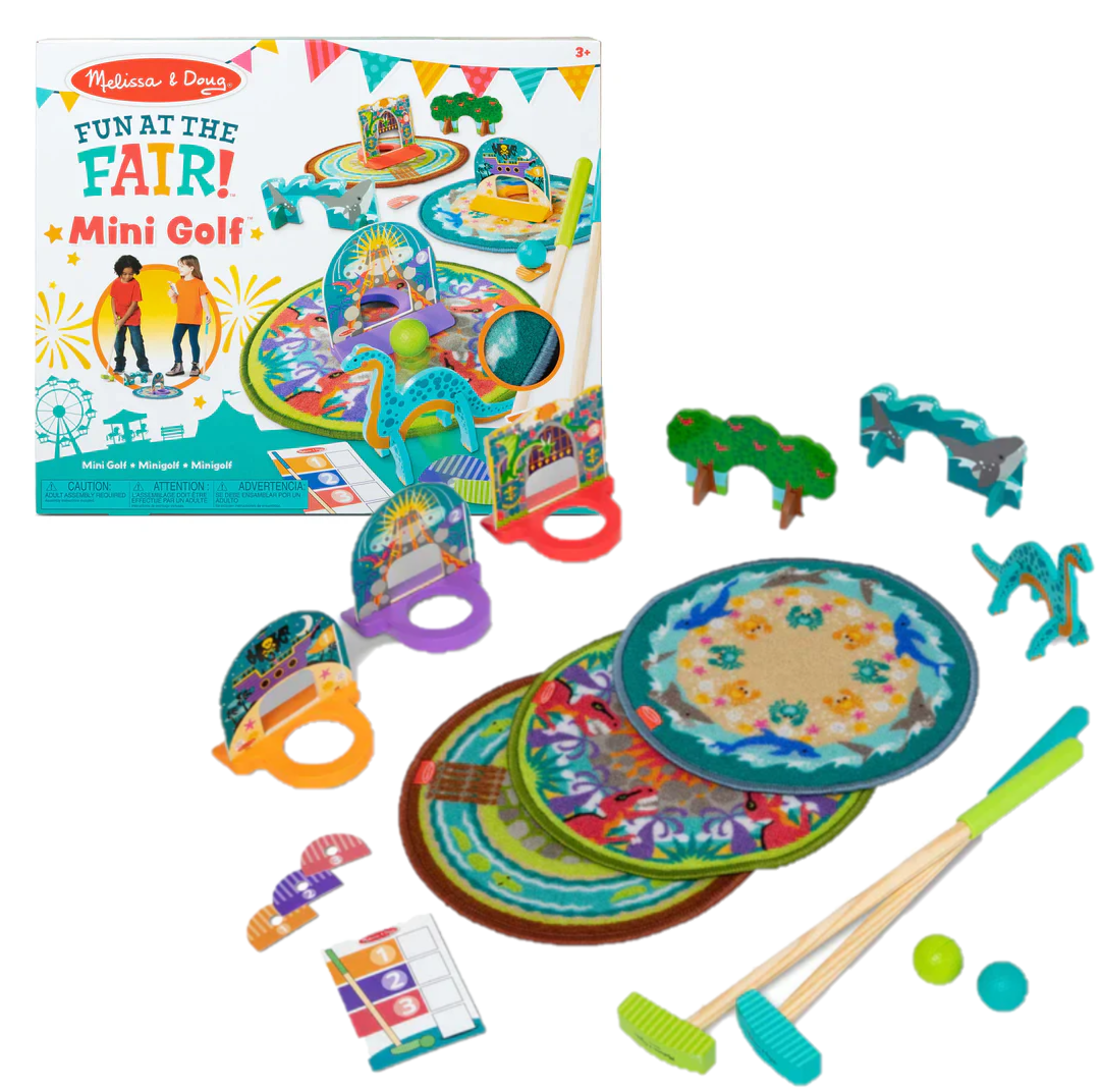 92295 Melissa & Doug Fun at the Fair! Mini Golf Play Set – Pops Toys