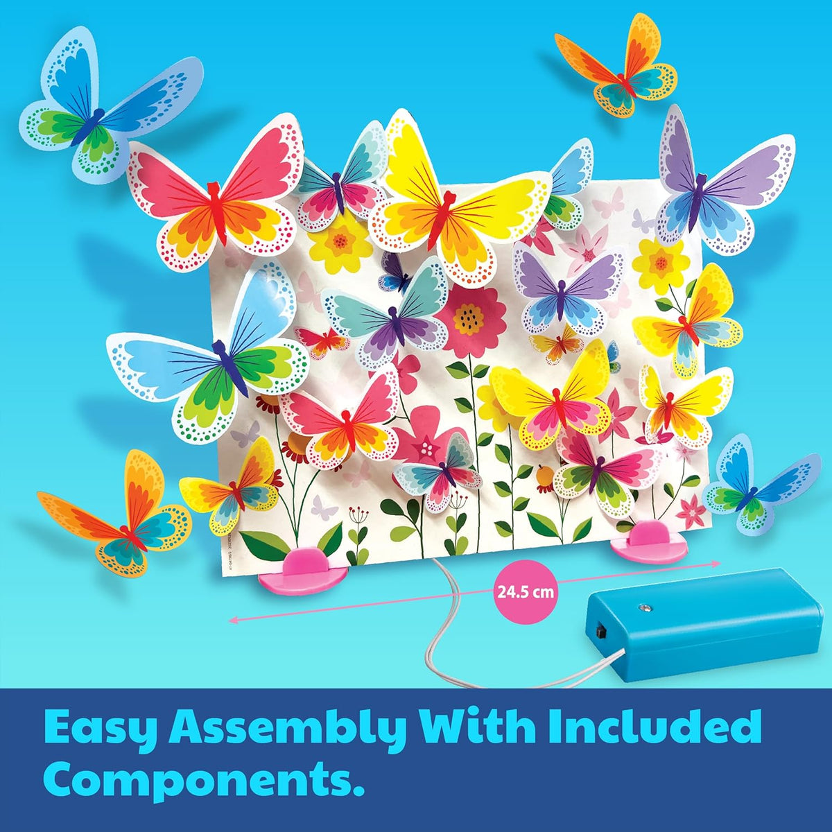 4M - Glow 3D Butterfly Canvas – Pops Toys