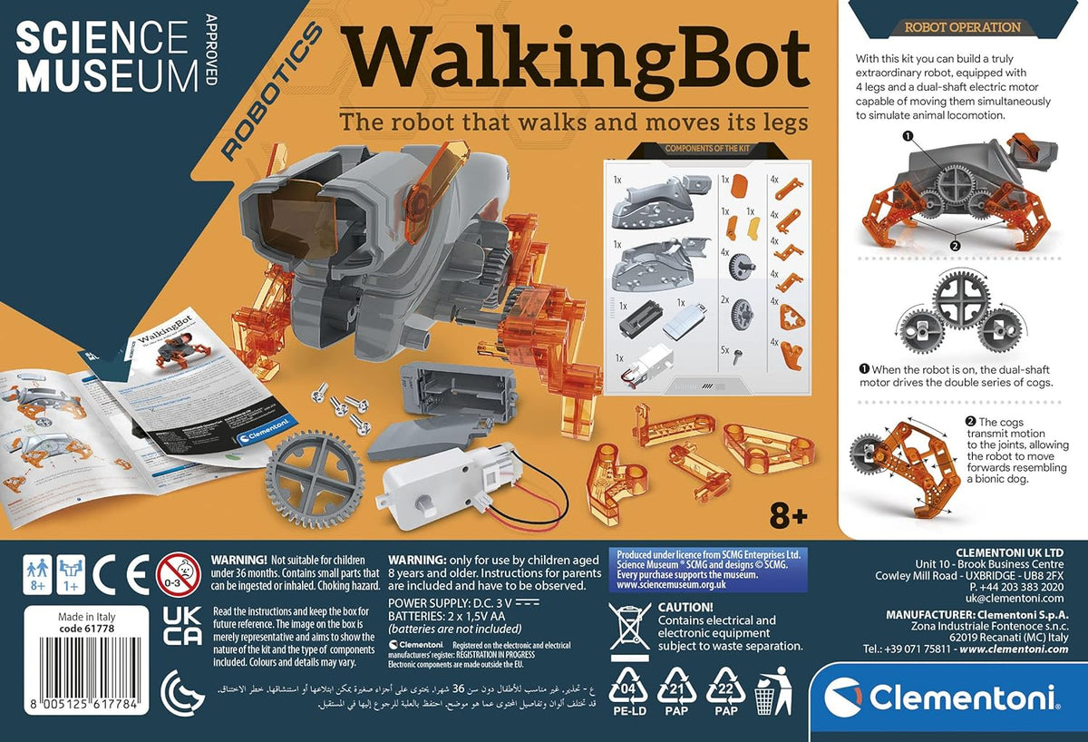 Clementoni Walking Bot – Pops Toys