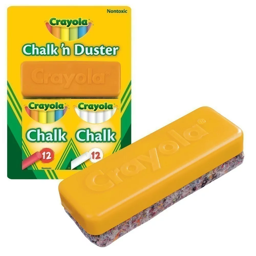 Crayola Chalk & Duster Set – Pops Toys