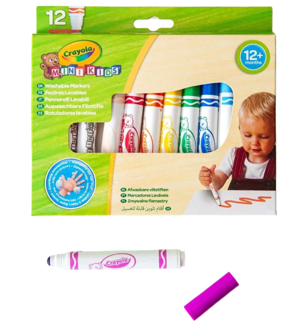 Crayola Mini Kids Washable Markers - 12 Piece – Pops Toys
