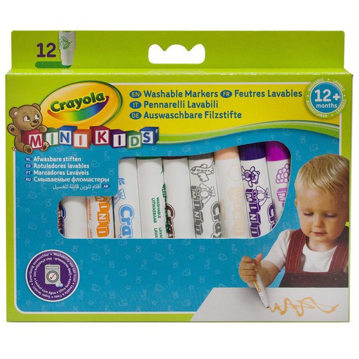 Crayola Mini Kids Washable Markers - 12 Piece – Pops Toys