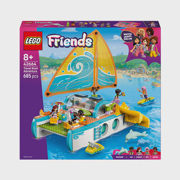 LEGO® Friends Travel Boat Adventure Building Kit Role-Play Toy 42664 ...