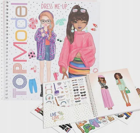 TM Dress Me Up Sticker Book - 11 Sticker Sheets – Pops Toys