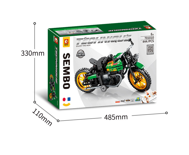 Sembo 1/8 Scale R/C Triumph Bopper Motorcycle – Pops Toys