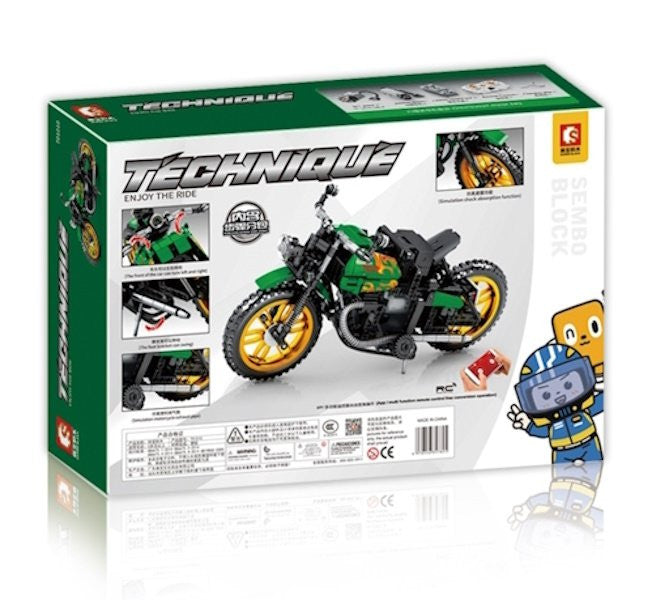 Sembo 1/8 Scale R/C Triumph Bopper Motorcycle – Pops Toys