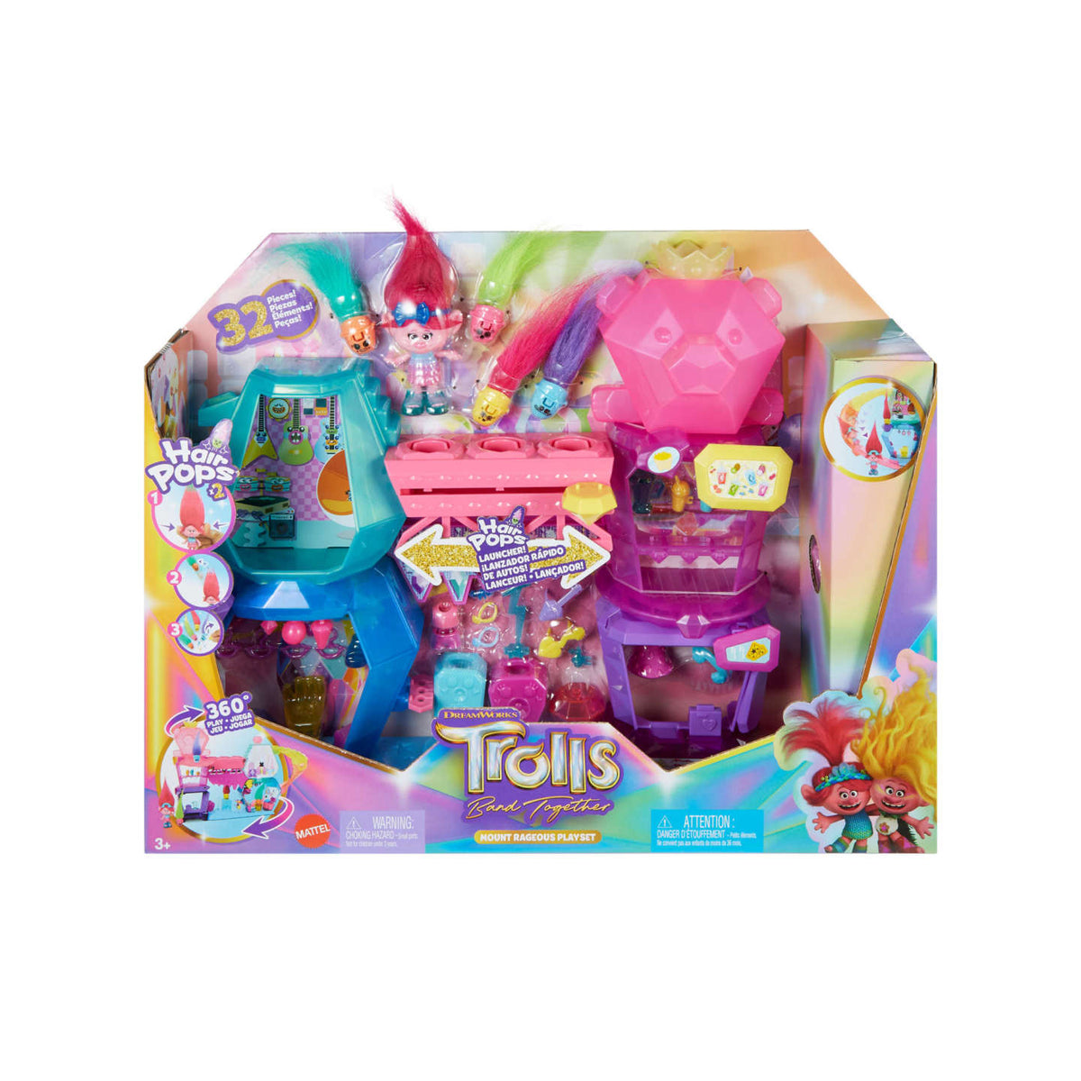 Trolls 3 Band Together Mount Rageous Playset – Pops Toys