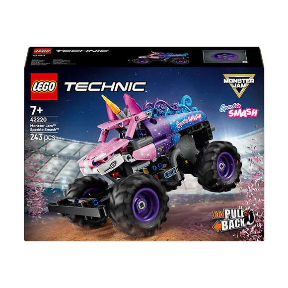 LEGO® Technic Monster Jam™ Sparkle Smash™ Pull-Back 42220 – Pops Toys