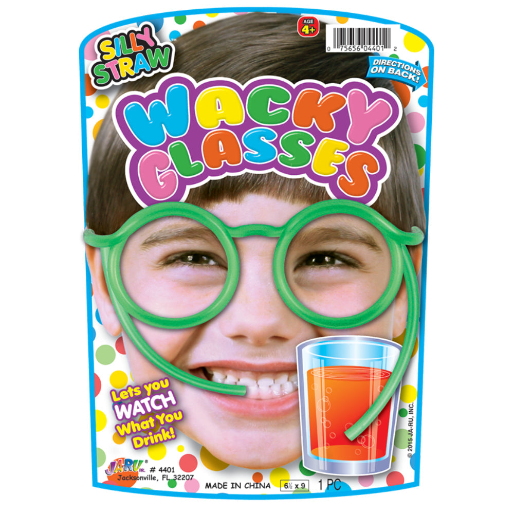 Jaru - Silly Straw Wacky Glasses Asst Each – Pops Toys