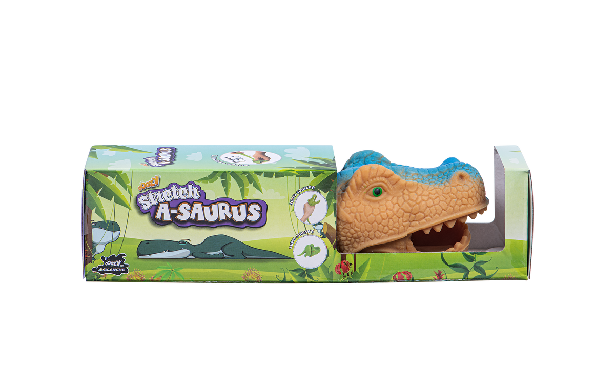 Ooozy Stretch-A-Saurus Asst Each – Pops Toys