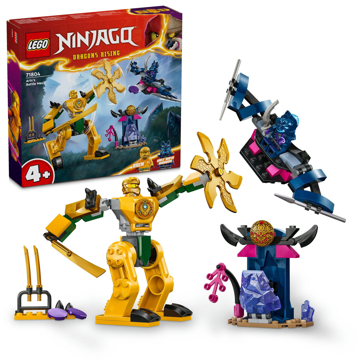 LEGO® NINJAGO® Arin’s Battle Mech Ninja Toy Set 71804 – Pops Toys