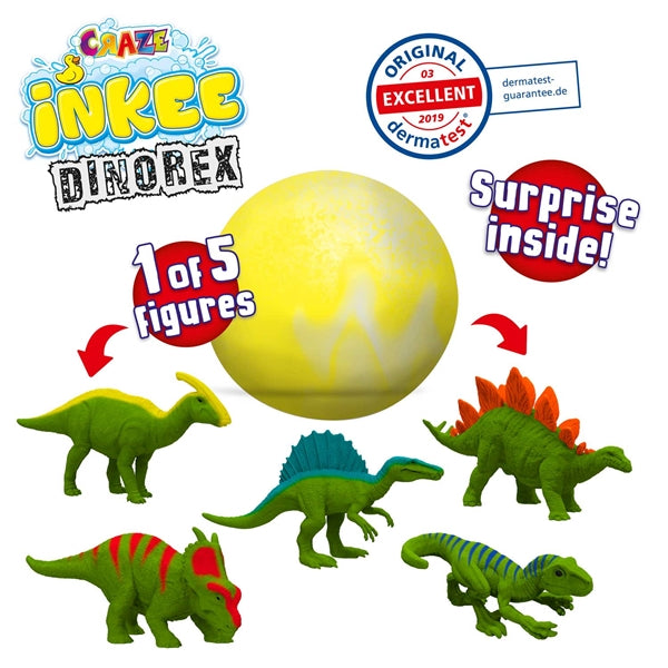 Craze Inkee Bathtime Toys Dino – Pops Toys