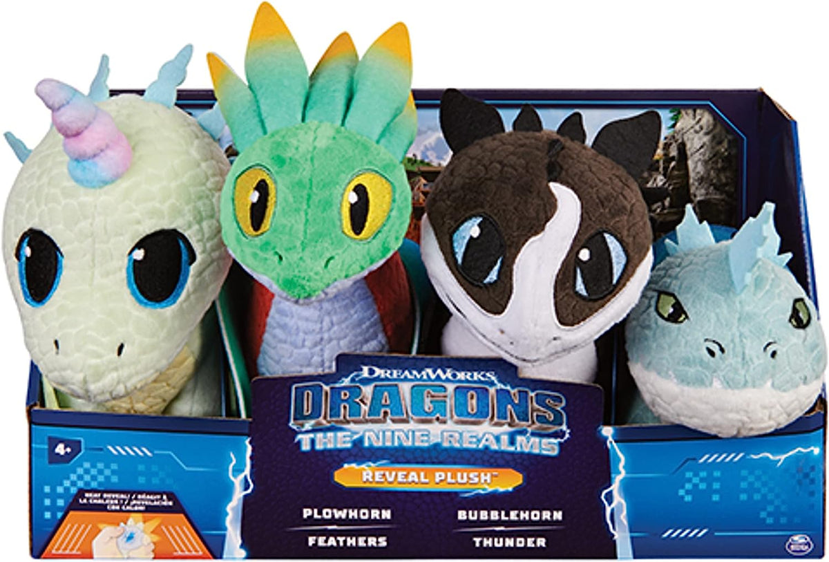 Dreamwork Dragons The 9 Realms Revealed Plush Assortment Each – Pops Toys