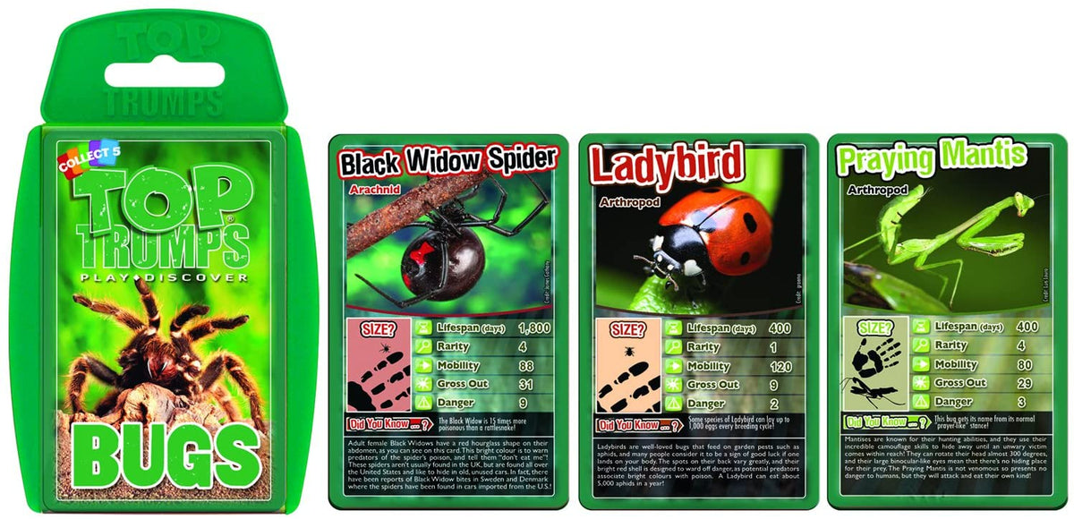 Top Trumps Bugs – Pops Toys