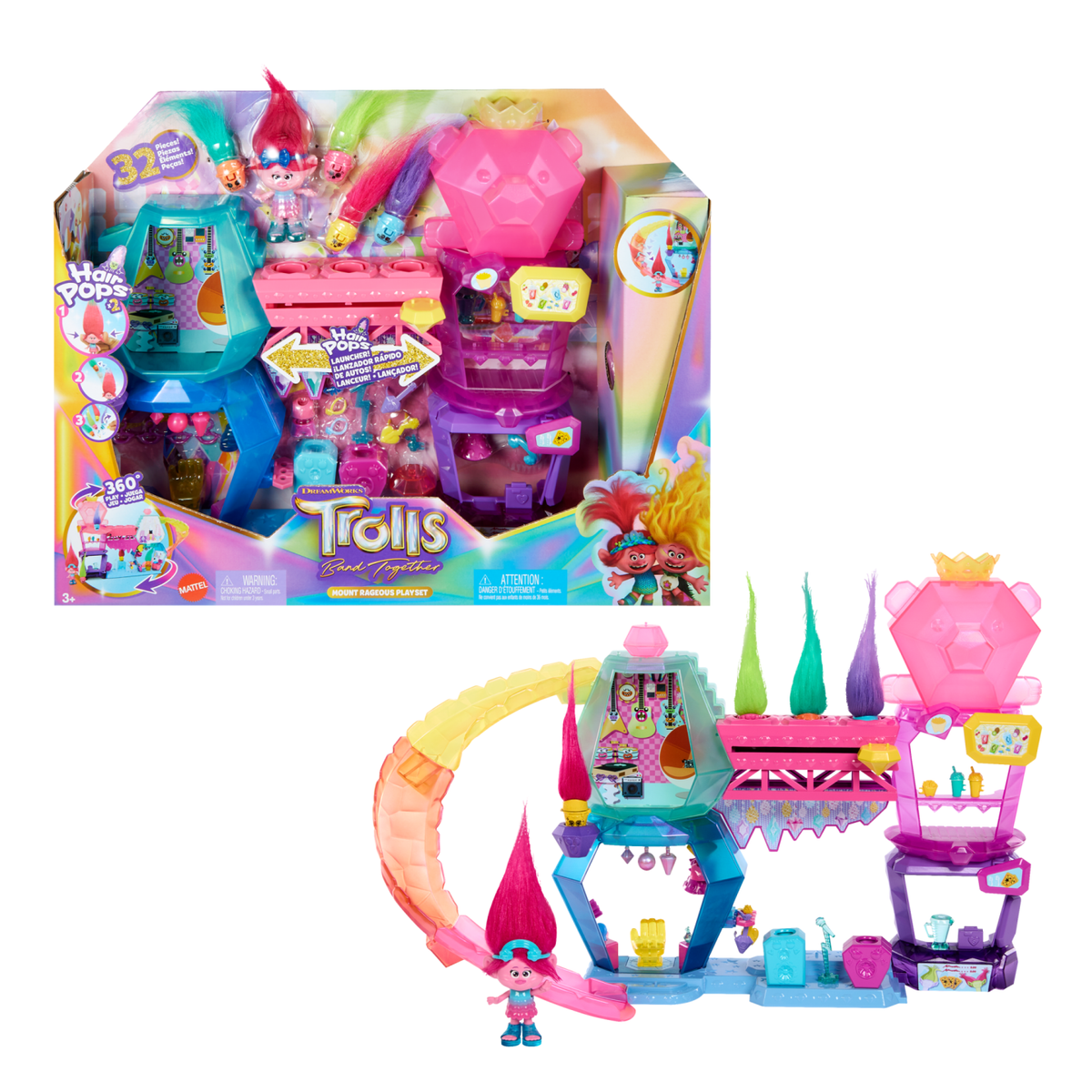 Trolls 3 Band Together Mount Rageous Playset – Pops Toys